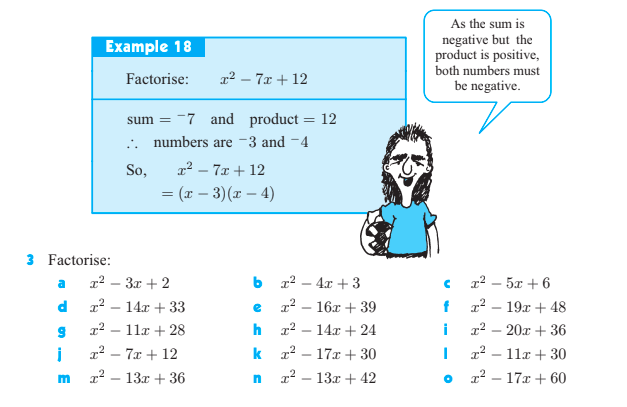 10C2MAT24: Factorising Quadratics | MHOL
